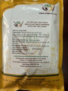BỘT GẠO ĐỎ RED YEAST RICE POWDER - Foco Foods