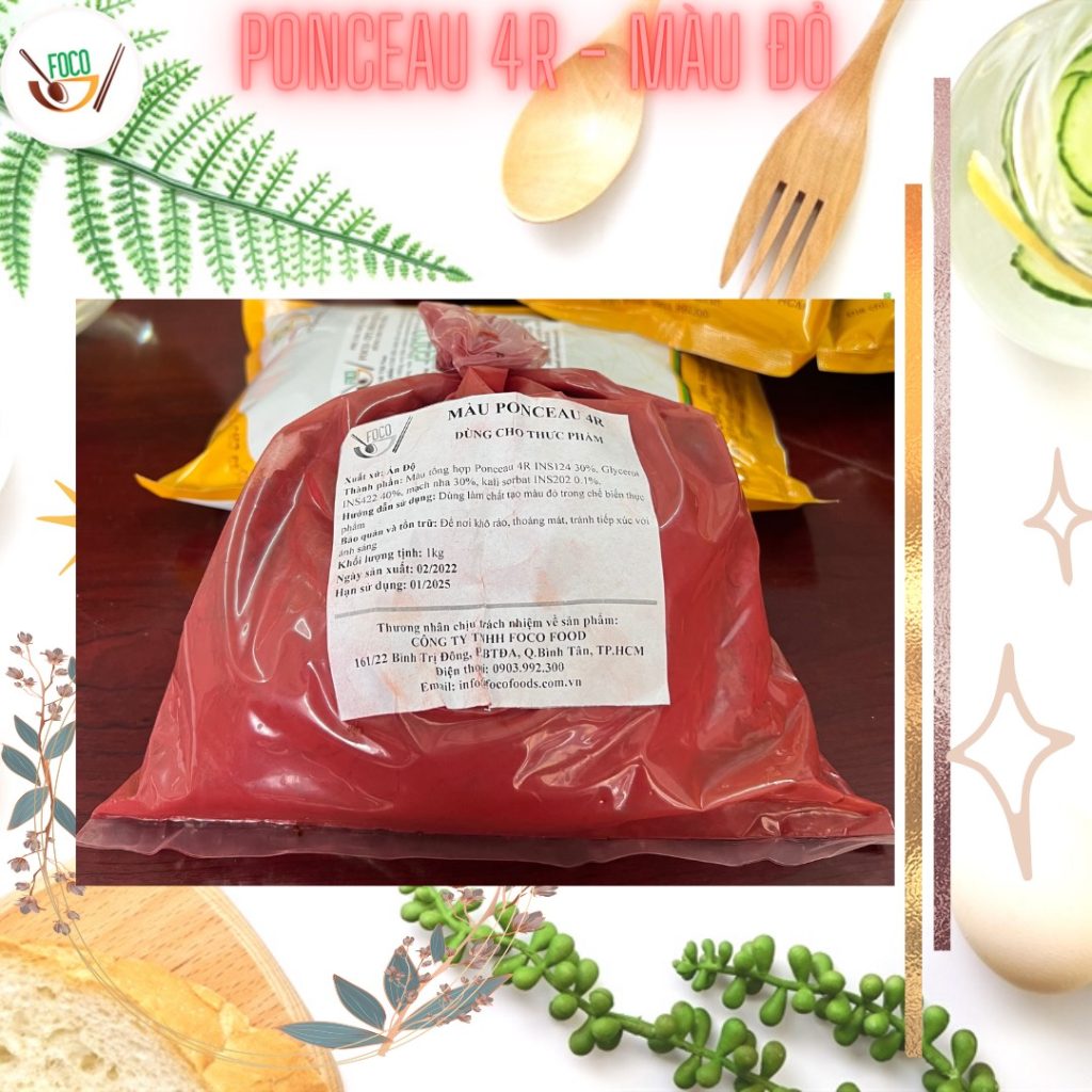 BỘT GẠO ĐỎ RED YEAST RICE POWDER - Foco Foods